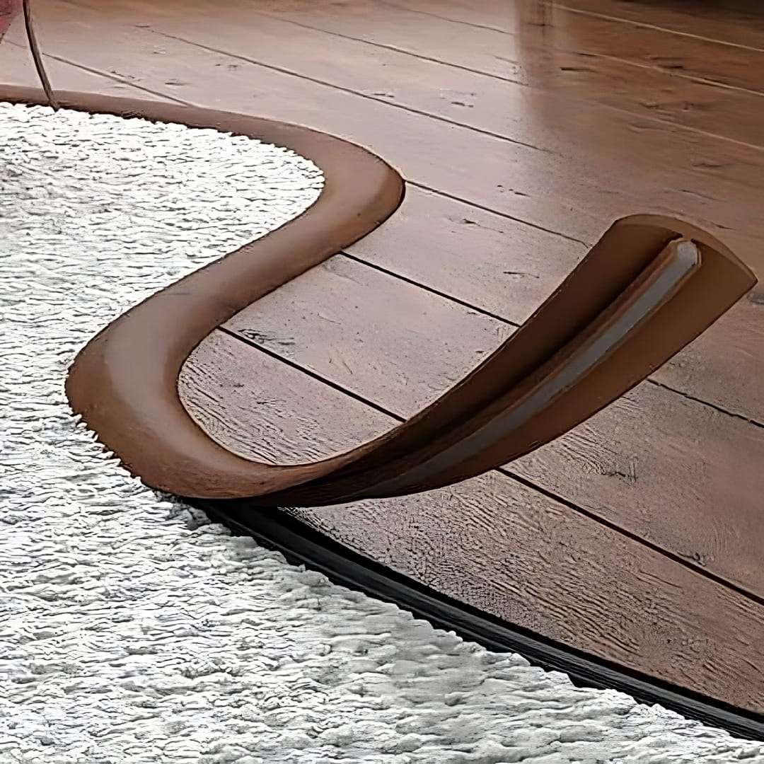 Flex Line 40mm PVC Curved Flooring Transition & Threshold