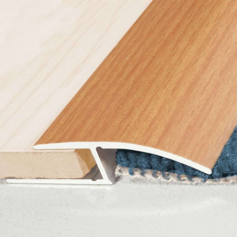 Aluminium Wood Effect Door Thresholds - Profiles Direct